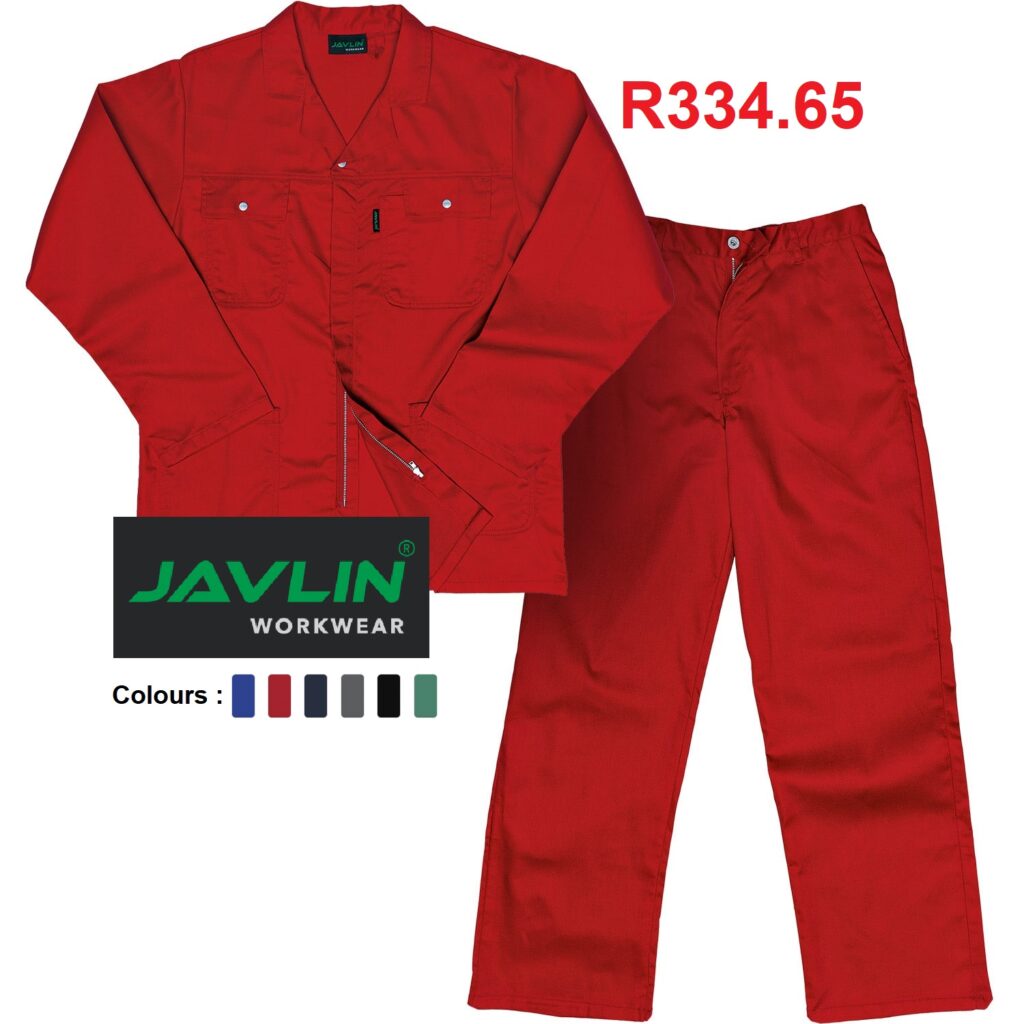 Taurus Workwear Javelin Red Conti Suit Overalls (J54 – 100% cotton ...